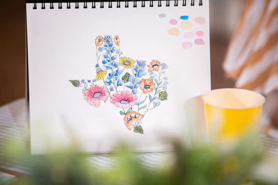 Discover State Wildflowers Watercolor Kit Collection | Maya + Kiwi ...